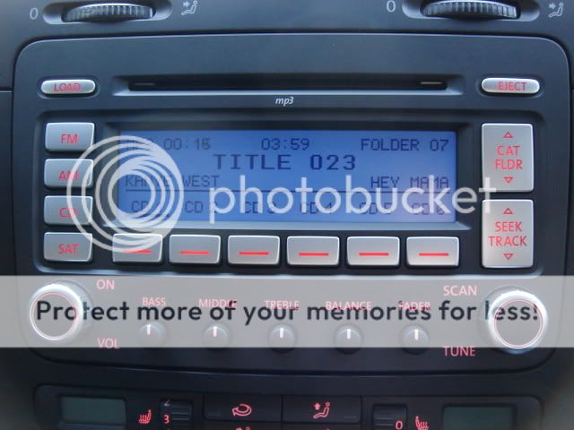 FS: Volkswagen Premium 7 Radio 6 disc changer (silver buttons) with ...