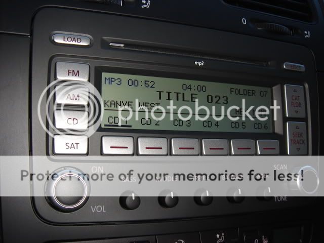 FS: Volkswagen Premium 7 Radio 6 disc changer (silver buttons) with ...