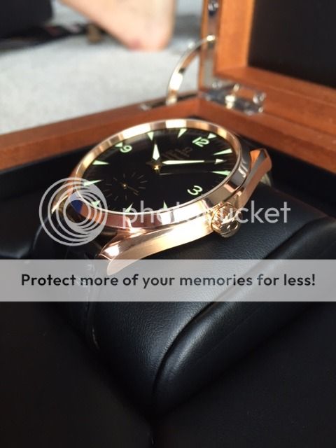 TimeZone : TZ Showcase » FS: OMEGA Railmaster XXL - Red Gold - Limited ...