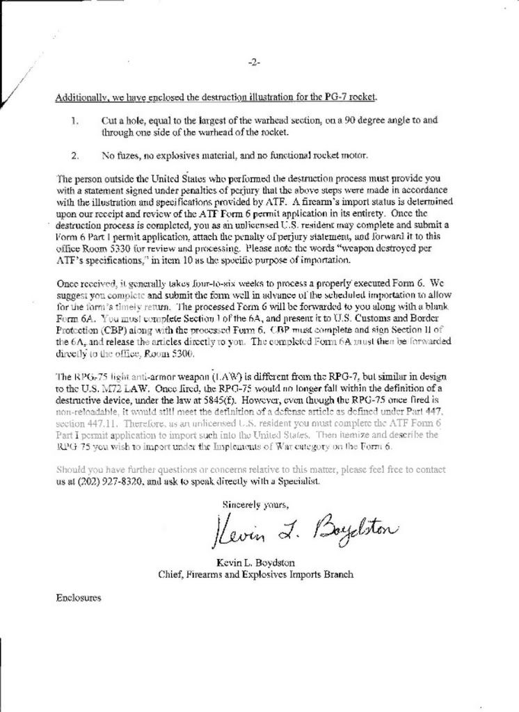 Questions on RPG-7 revival for the 7.62x39 sub cal unit | AK Rifles