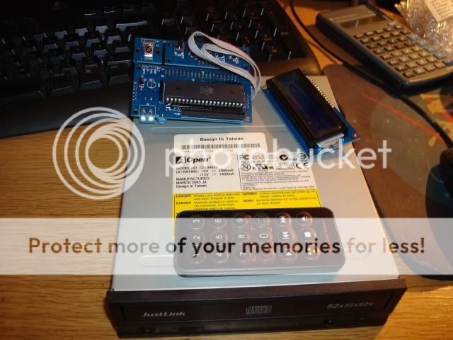 DIY Audio Projects Forum • CD-ROM Controller Kit with Remote