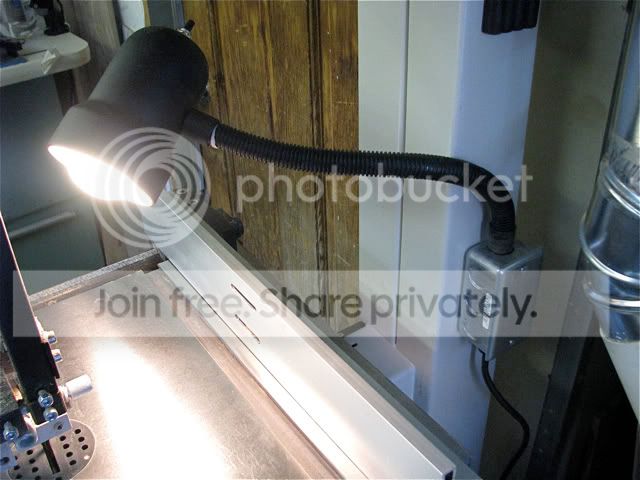 Rikon 14" Bandsaw light fixture modification. | LumberJocks Woodworking ...